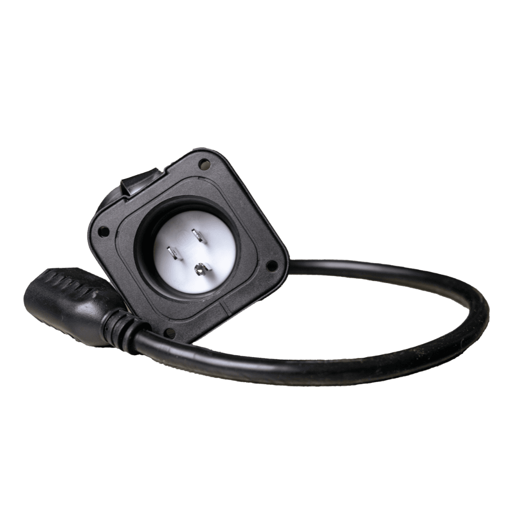 15 Amp Shore Power Inlet with 18-Inch Extension Cord - EXPLORIST.life